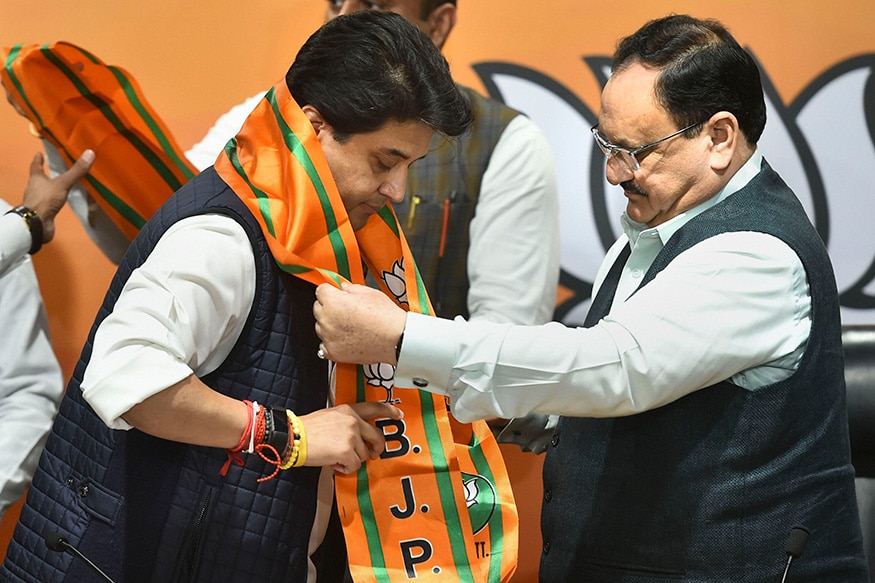 Jyotiraditya Scindia Joins BJP, a Day After Resigning from Congress ...