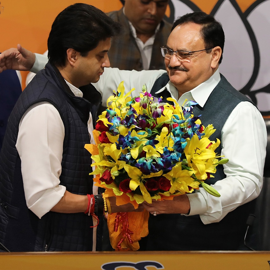 Jyotiraditya Scindia Joins BJP, a Day After Resigning from Congress ...