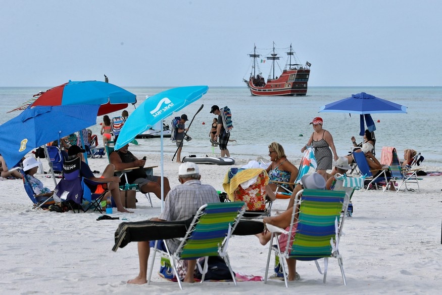 Spring Breakers Crowd Florida Beaches Despite Coronavirus Pandemic - News18