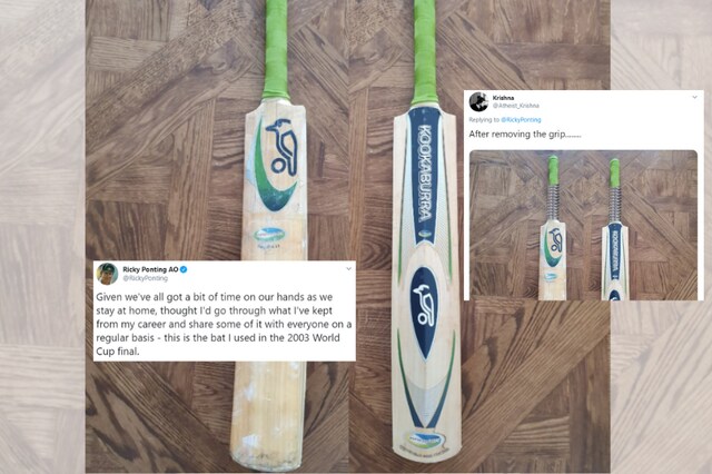 Ricky Ponting's Stay Home Message is a Photo of 2003 World Cup Final ...