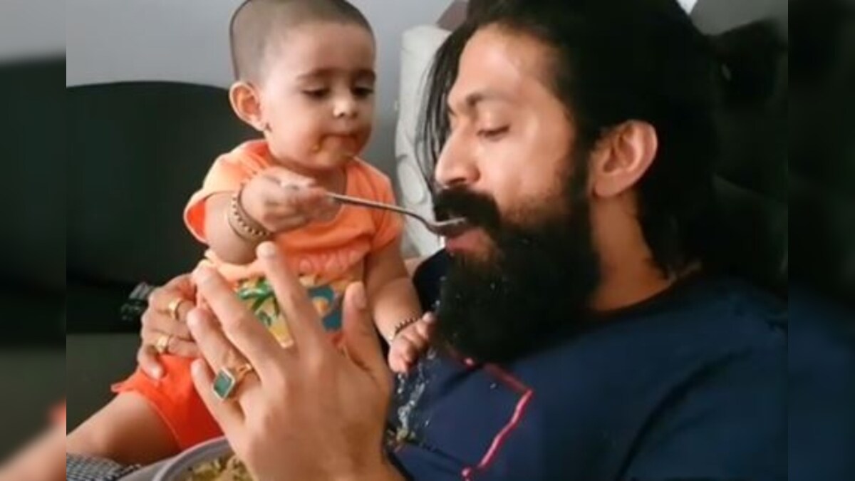 KGF Actor Yash Shares Adorable Video with Baby Girl Ayra - News18