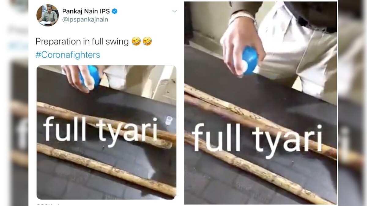 Video of Cops Sanitising Lathis Goes Viral amid Outrage Against Police ...