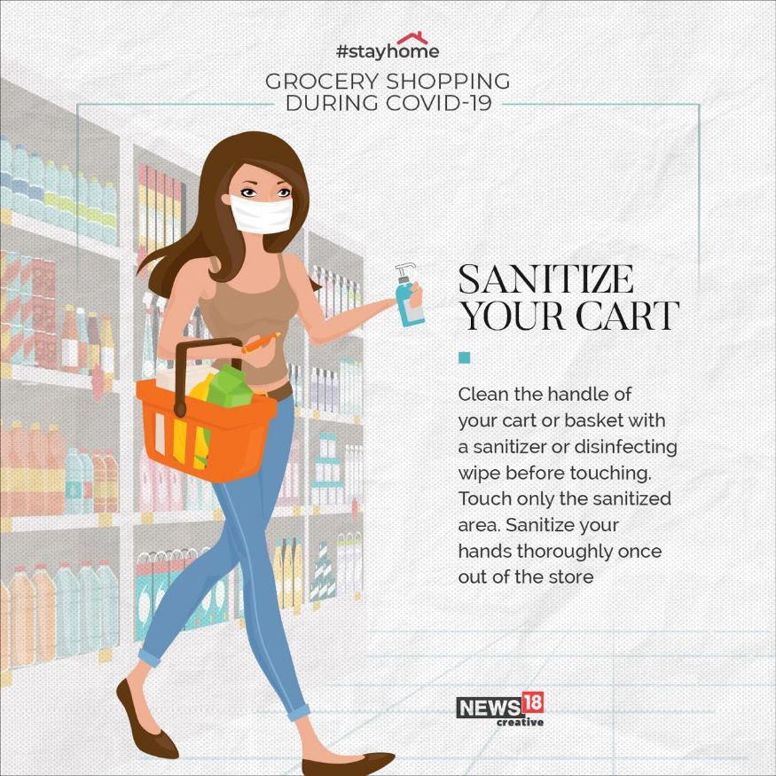 #STAYHOME: Tips to Keep Yourself Safe During Grocery Shopping - News18
