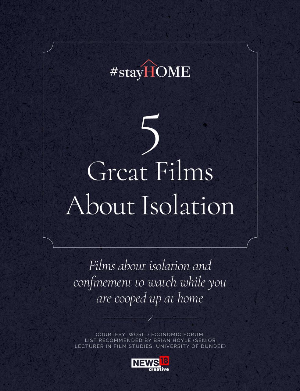 5 Great Films About Isolation Amid COVID-19 Lockdown - News18