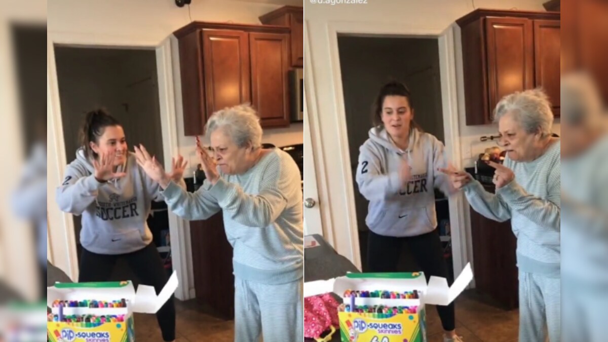 Adorable Granny Performing Dance Moves for a TikTok Video is a Must ...