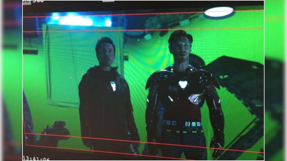 Doctor Strange Wears Iron-Man's Armour in This BTS Pic from Avengers ...