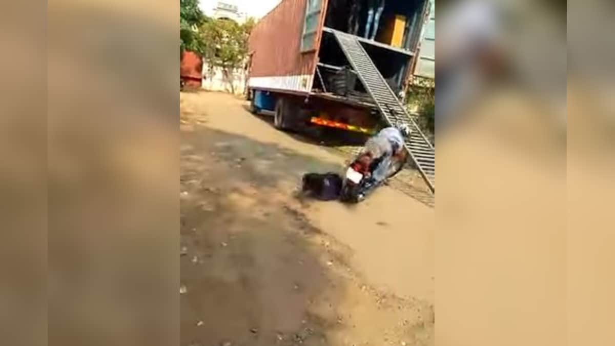 Royal Enfield Motorcycle Falling off an Unloading Ramp Shows Importance ...