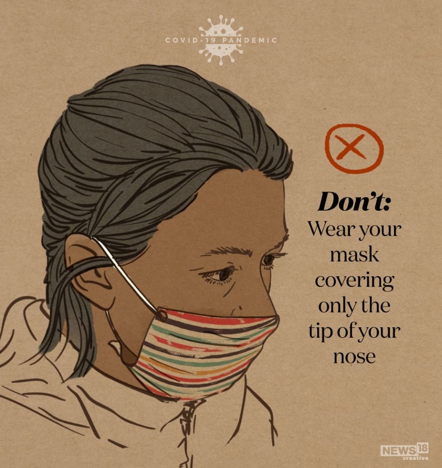 How NOT to Wear a Mask: The Do's & Don'ts of Wearing a Face Mask ...