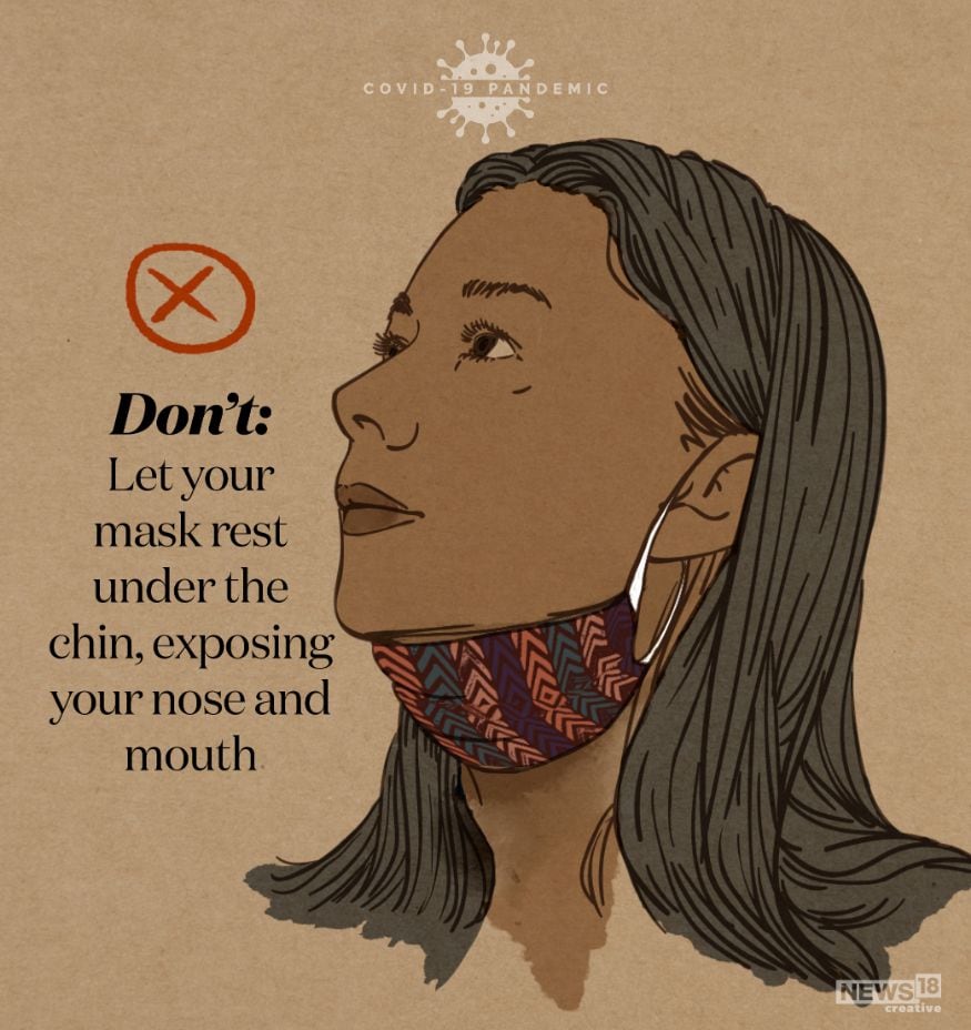 How NOT to Wear a Mask: The Do's & Don'ts of Wearing a Face Mask ...