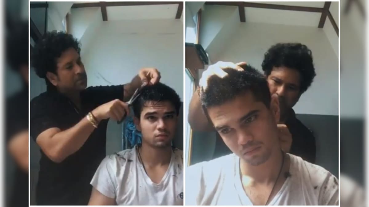 Sachin Tendulkar Has Turned Hairstylist for Son Arjun Now After Cutting ...
