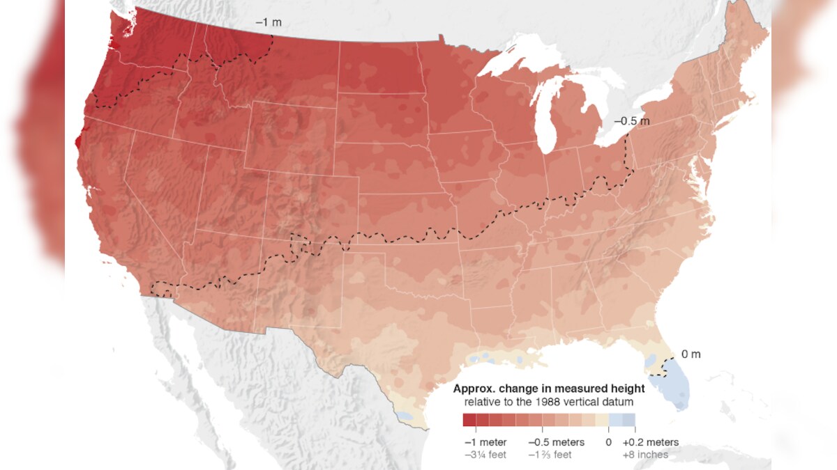 The US is Getting Shorter, as Mapmakers Race to Keep Up - News18