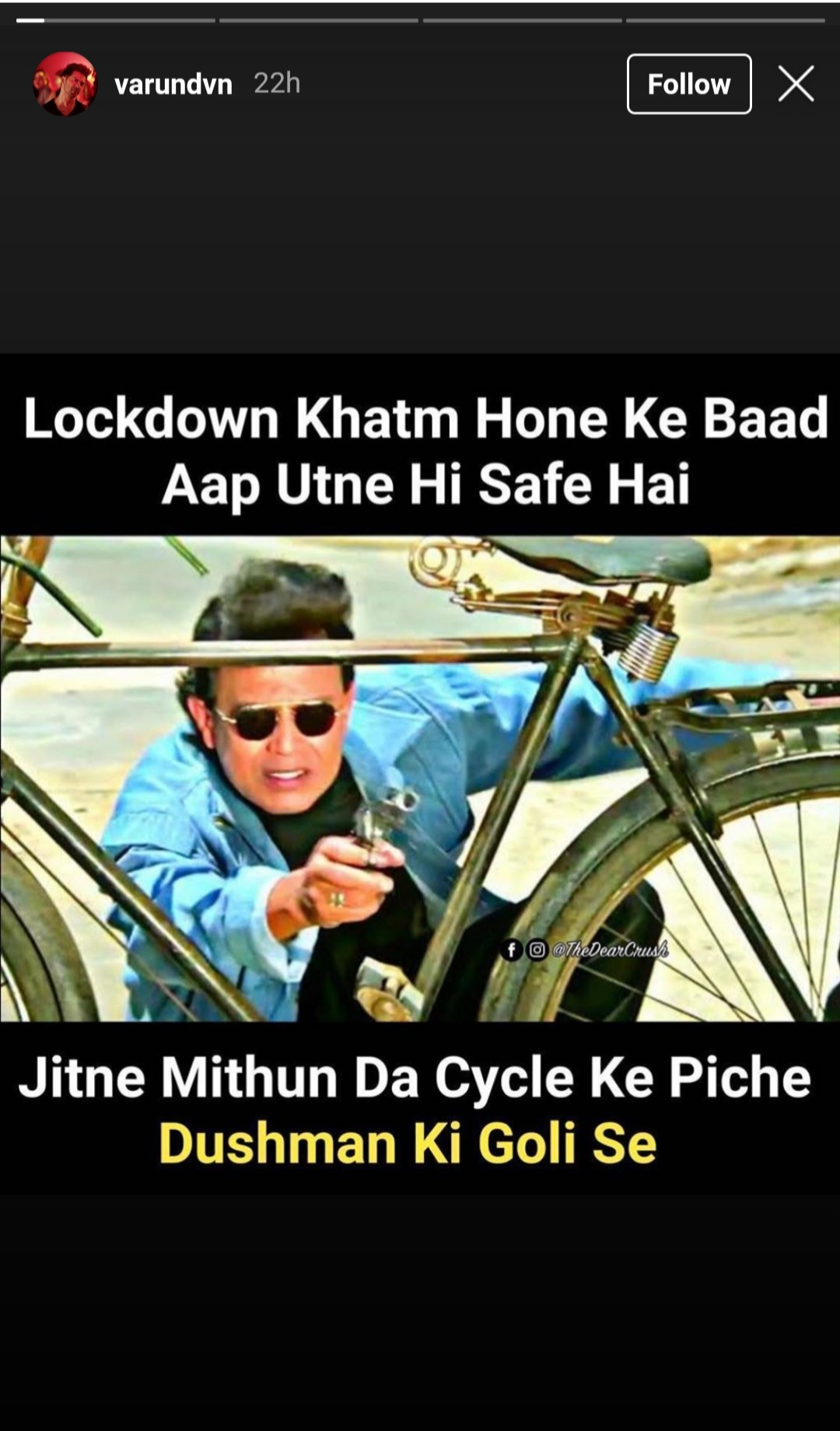 Varun Dhawan Shares Hilarious Meme Featuring Mithun Chakravorty from ...