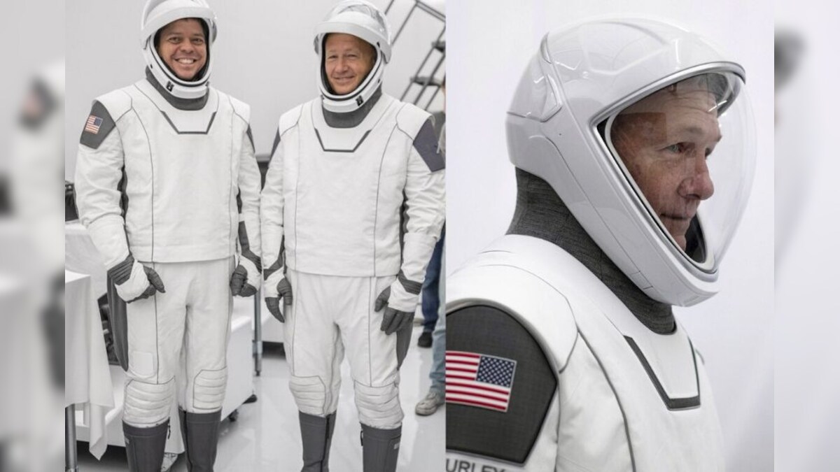 NASA Astronauts Gear up in Color-Coordinated Spacesuits ahead of SpaceX ...