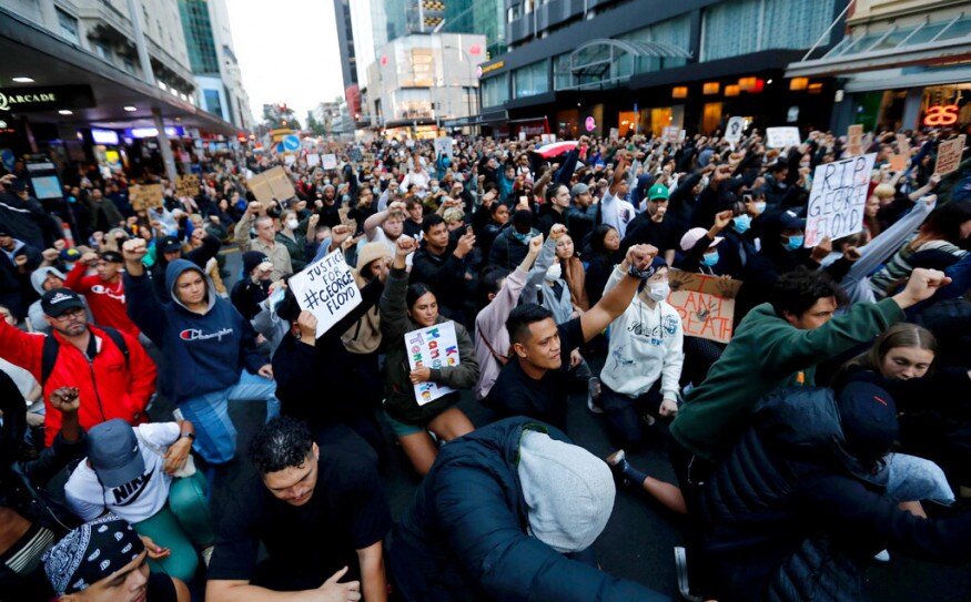 Hundreds Attend Black Lives Matter Protests in New Zealand - News18