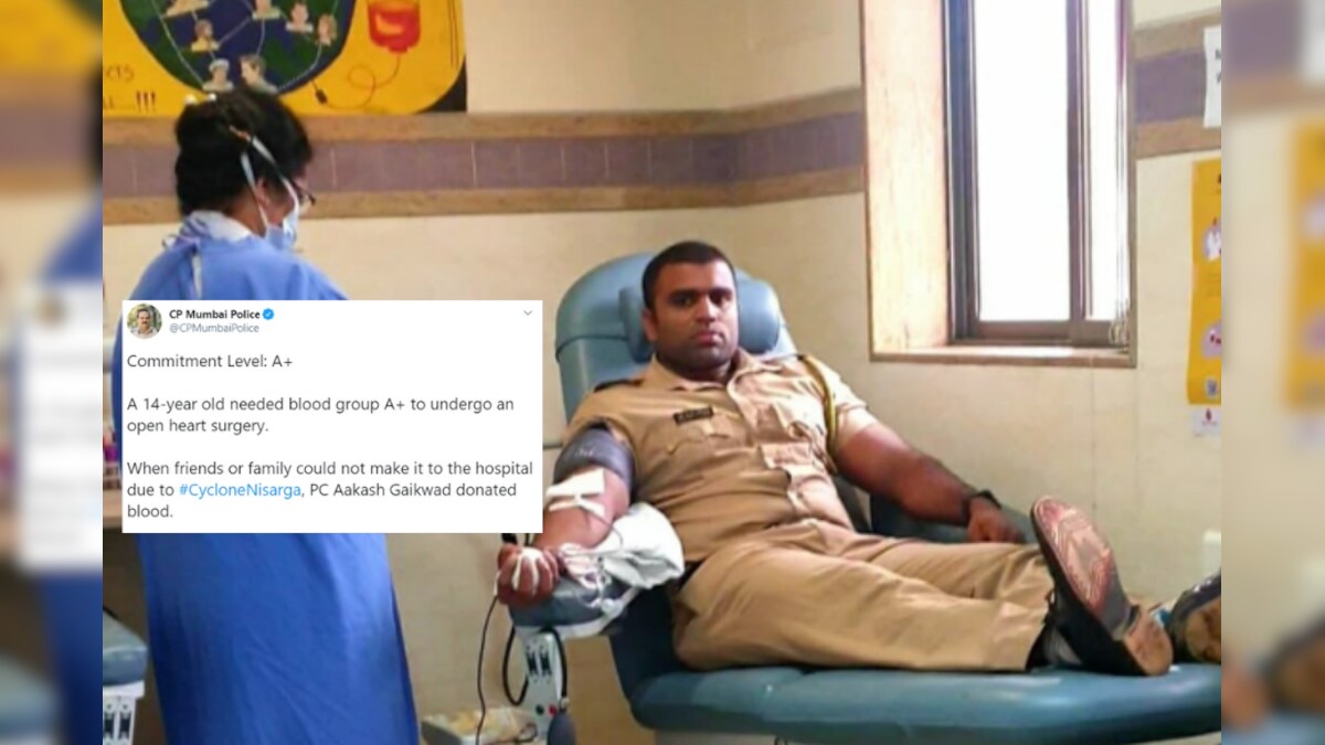 'Commitment Level A+': Mumbai Cop Saves 14-year-old's Life by Donating ...