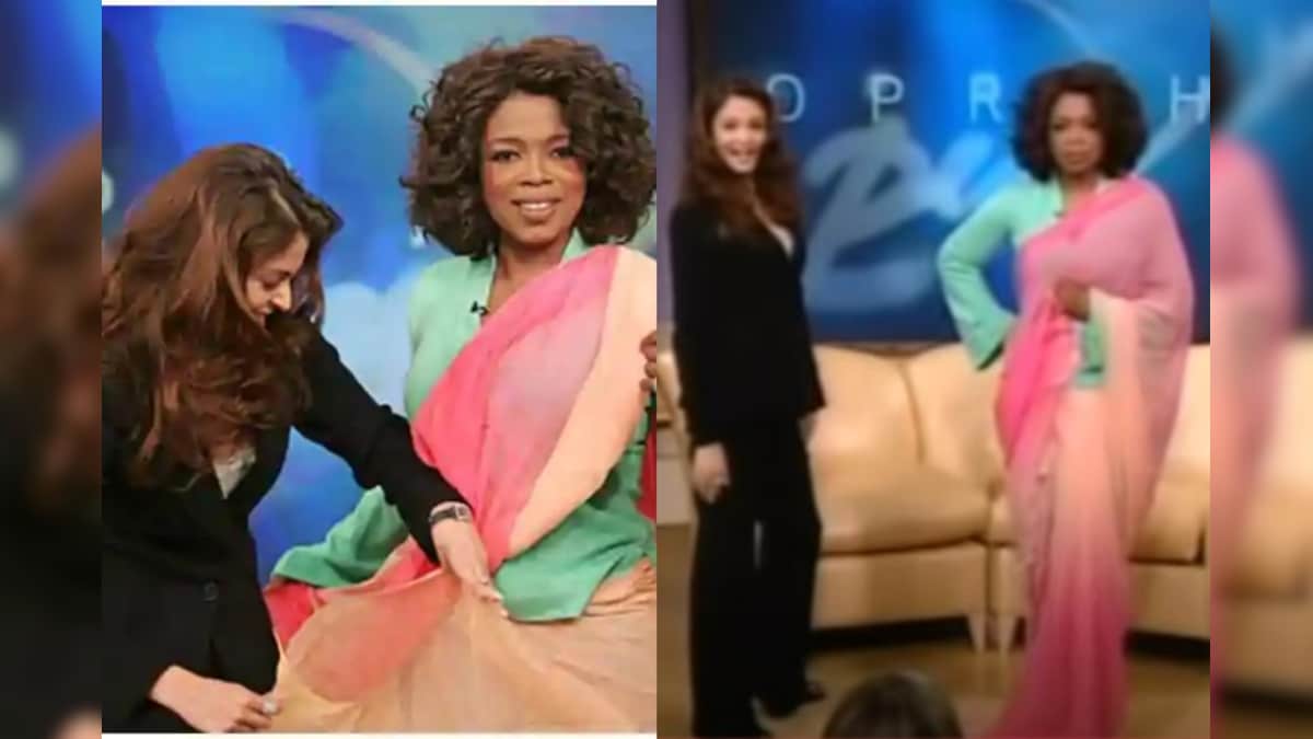 When Aishwarya Rai Draped Saree on Oprah Winfrey and Busted Myths the ...
