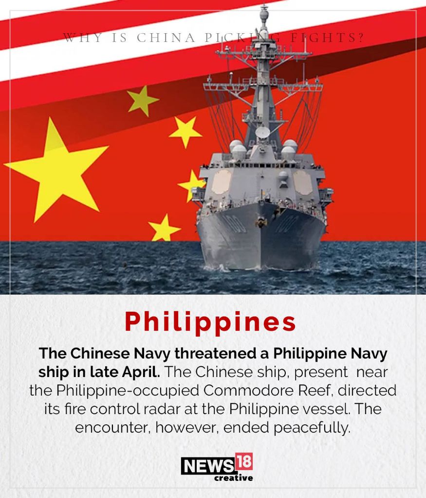 Explainer: A look at Countries CHINA Has Picked Fight With - News18