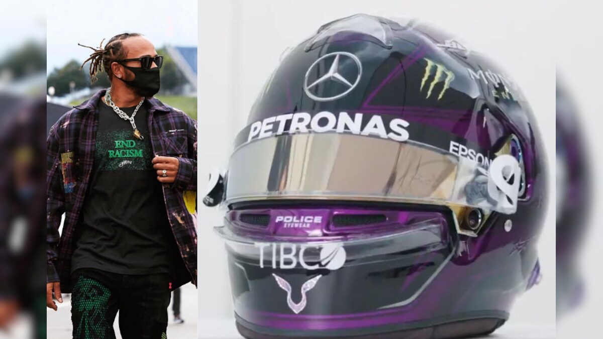 Lewis Hamilton Unveils New Helmet in Support of 'Black Lives Matter ...