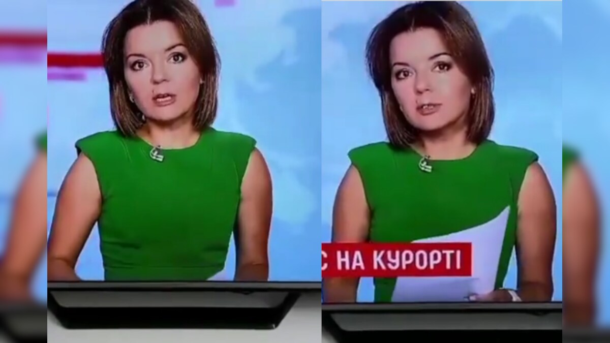 Ukrainian News Anchor Loses Tooth on Live Television, Continues Without ...