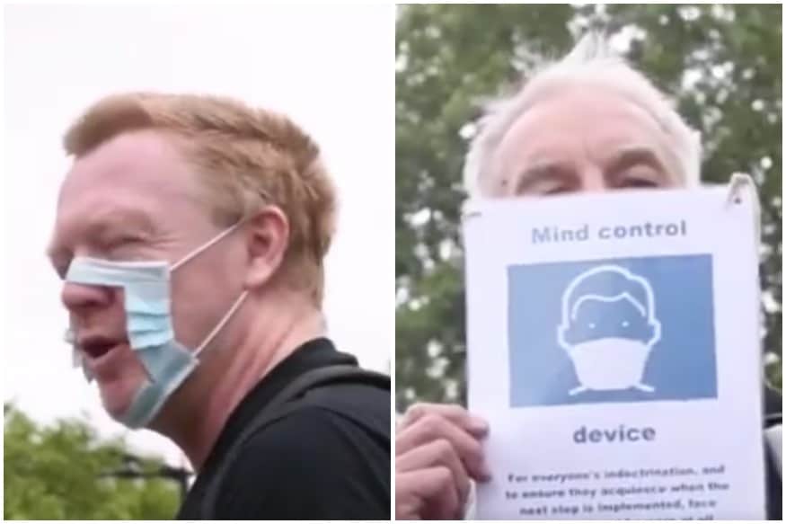 Anti-mask Covidiots Take to Streets in UK to Protest Against 'Mind ...