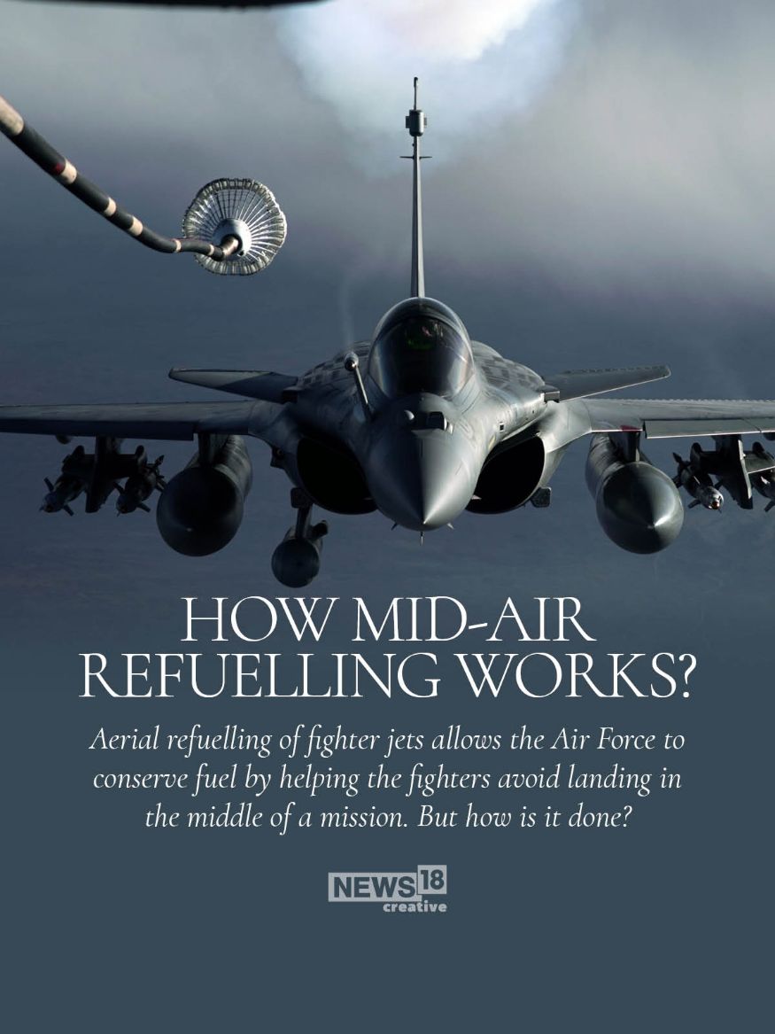 How Mid-Air Refueling Works -Explained in Pics - News18