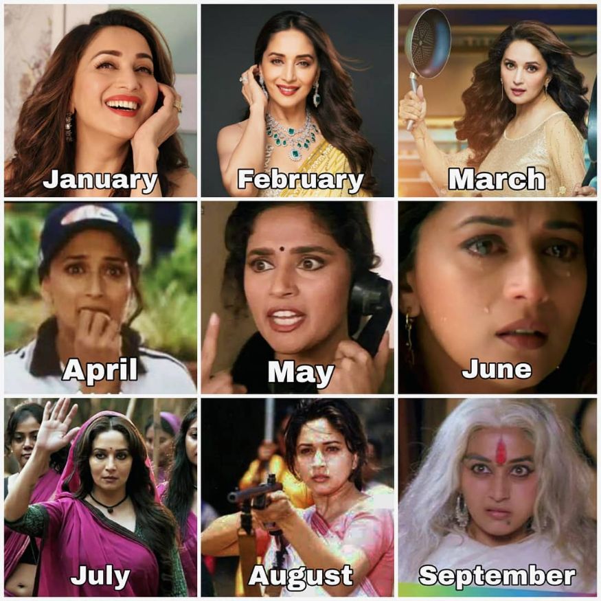 2020 Mood Meme Challenge: Divas Share Collage Showcasing Different ...