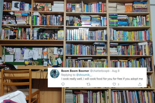 This Man's Home is a Library with 8,000 Books, Twitter Says 'Adopt Me ...