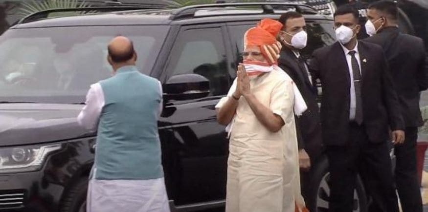 74th Independence Day: PM Narendra Modi Unfurls Tricolour at Red Fort ...