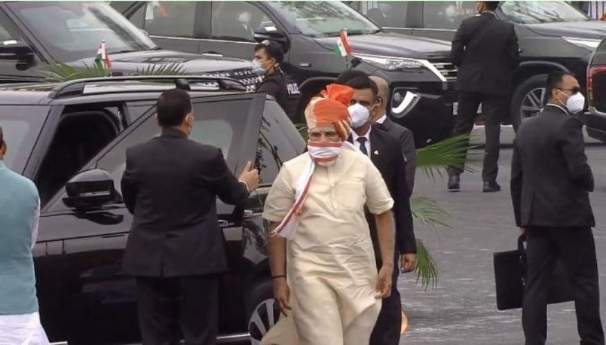 74th Independence Day: PM Narendra Modi Unfurls Tricolour at Red Fort ...