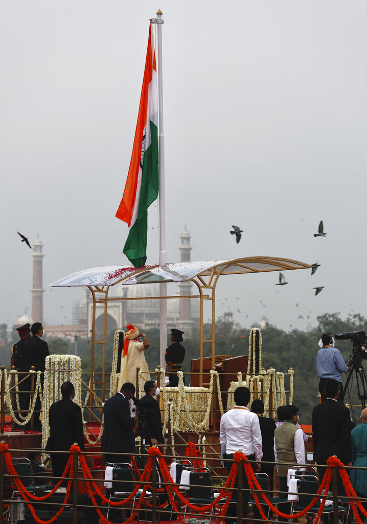 74th Independence Day: PM Narendra Modi Unfurls Tricolour at Red Fort ...