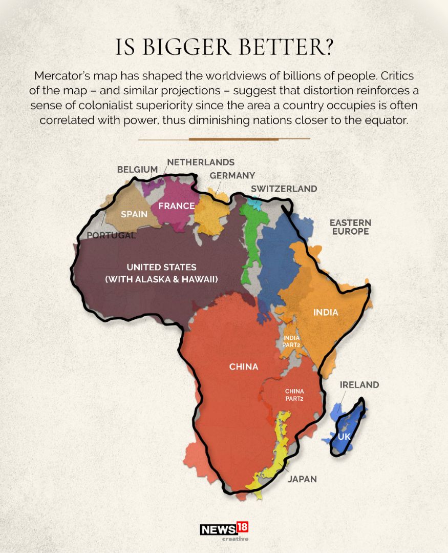 Why Every World Map We're Looking is Wrong - Explained! - News18