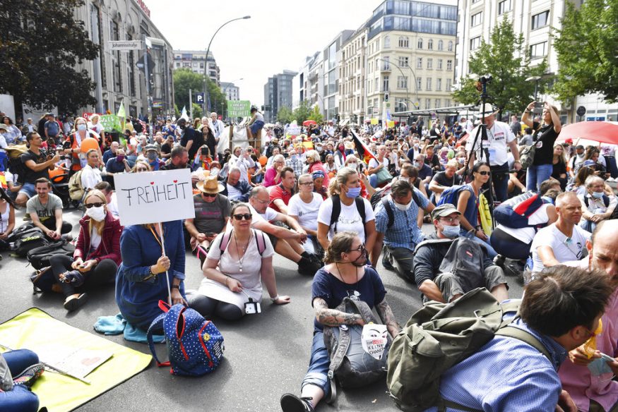Germany Protest Photos: Thousands of People Protest in Berlin Against ...