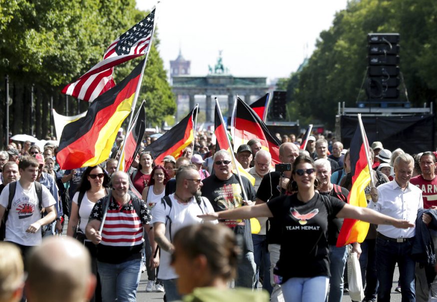 Germany Protest Photos: Thousands of People Protest in Berlin Against ...