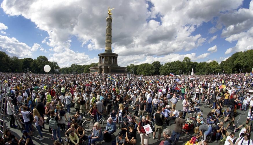 Germany Protest Photos: Thousands of People Protest in Berlin Against ...