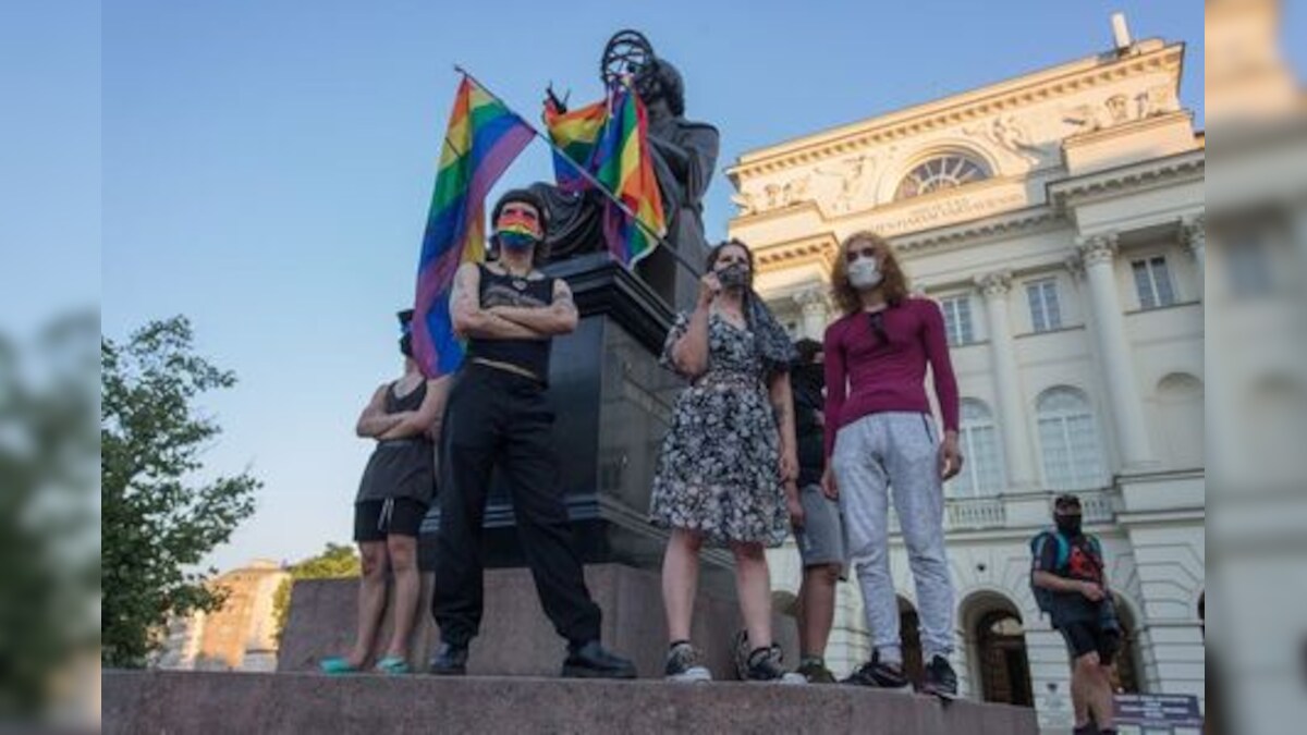 Polish police detain 48 people after LGBT protest