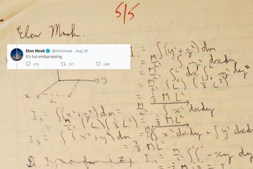 Elon Musk's 'Embarrassing' Physics Homework Goes Viral. Twitter Asks ...