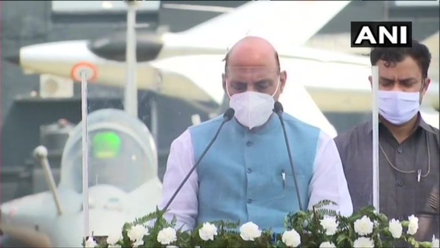 Rafale Induction Ceremony: Rajnath, Florence Attend 'Sarva Dharma Puja ...