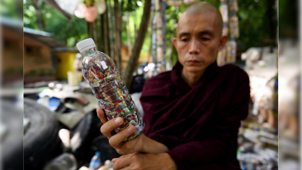 Myanmar's Recycling Monk is Re-purposing Plastic Waste from Pandemic to ...