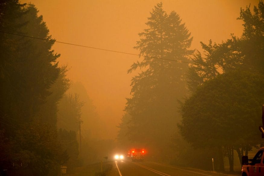 In Pictures: Massive Fire & Thick Smoke Turns Skies Orange in ...