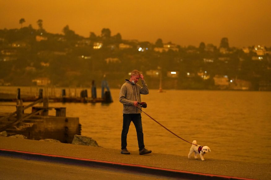 In Pictures: Massive Fire & Thick Smoke Turns Skies Orange in ...