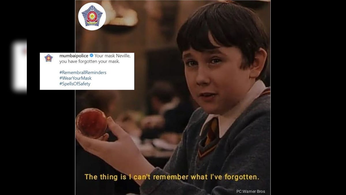 Mumbai Police Uses Neville Longbottom Meme from Harry Potter to Spread ...