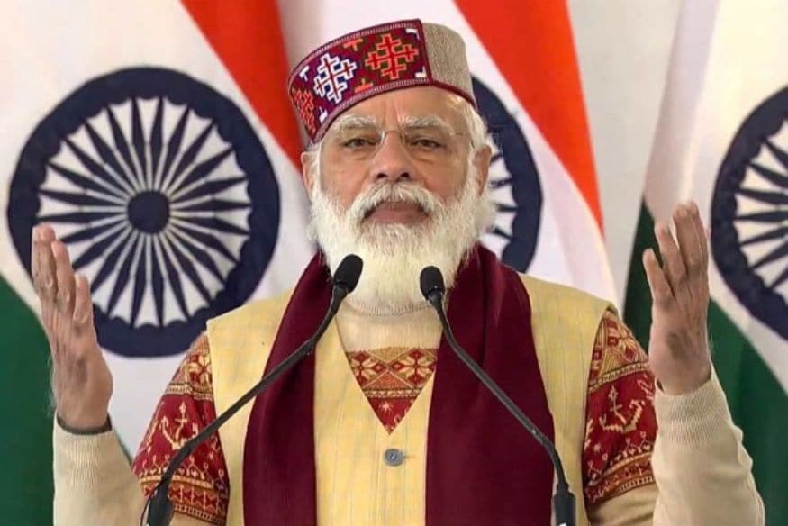 PM Modi Inaugurates the Atal Tunnel at Rohtang in Himachal Pradesh - News18