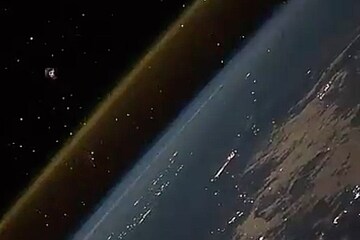 Rocket Launch View From Space