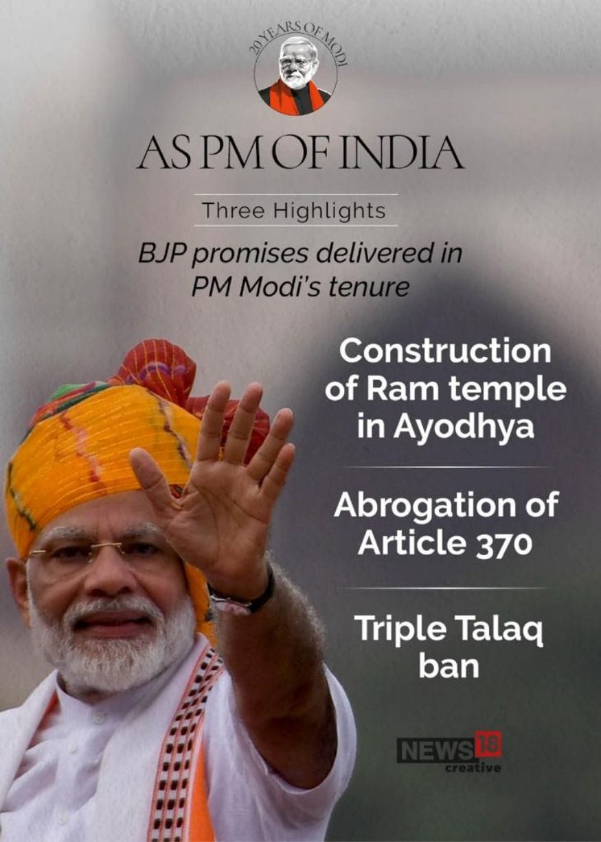 20 Years of Narendra Modi in Public Office: A Look Back at His ...