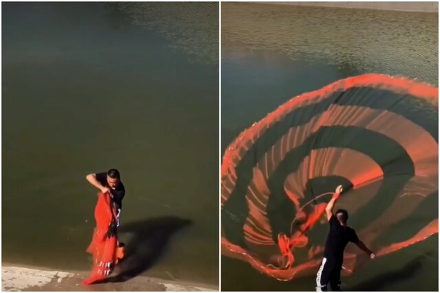 Watch: Viral Video of Man Casting a Perfect Net is Casting a Spell on ...