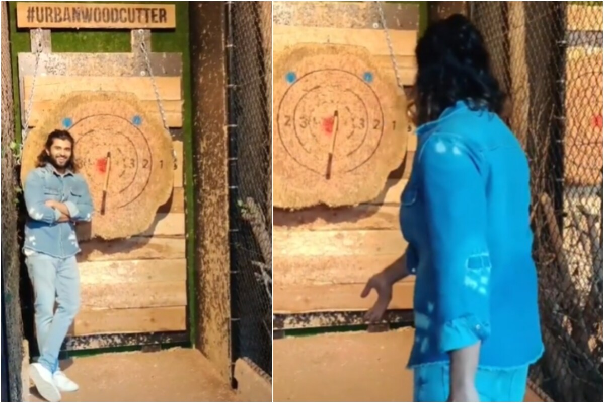 Viral Video Axe Throwing Goes Wrong