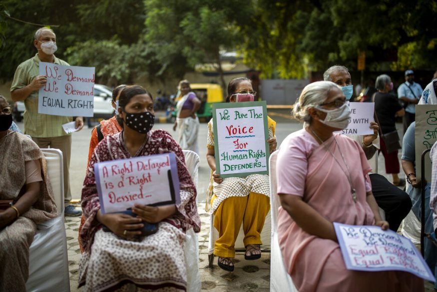 We Stand With Stan: Protest in New Delhi in Solidarity With Father Stan ...