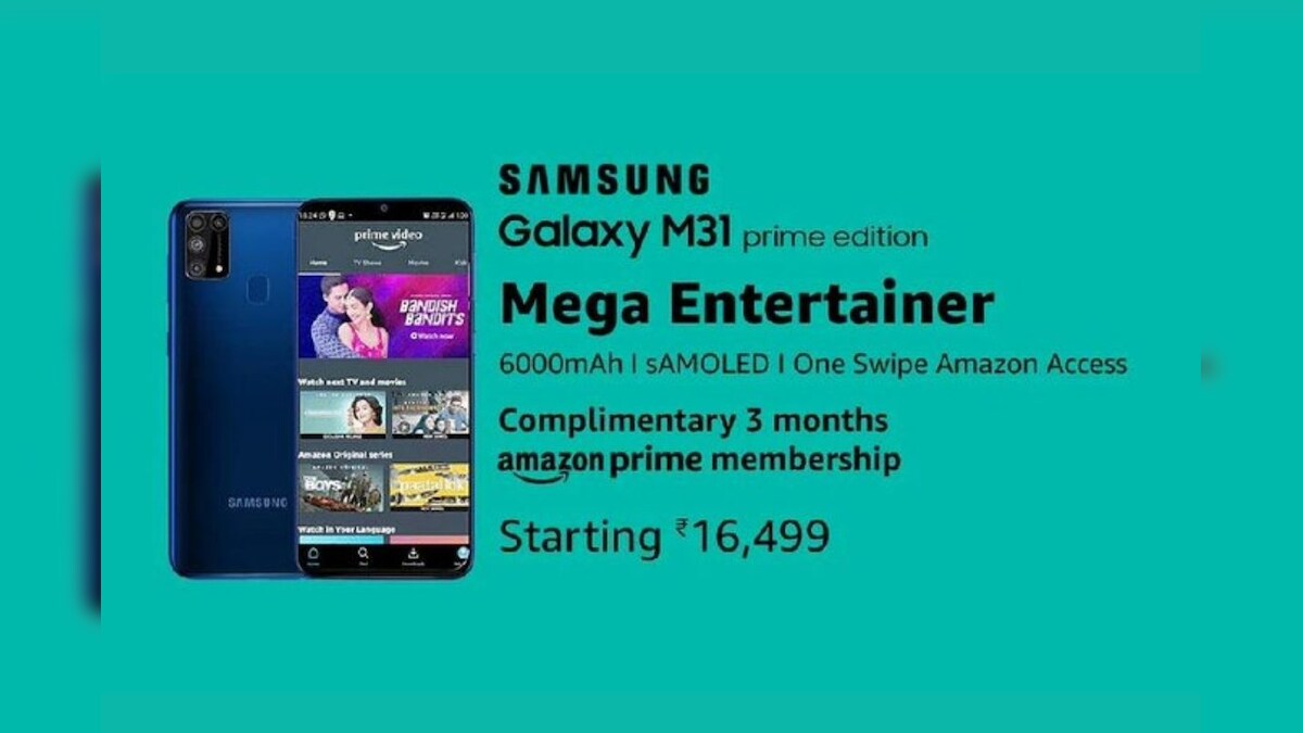 Samsung Galaxy M31 Prime Launched: Price, Specifications, Availability ...