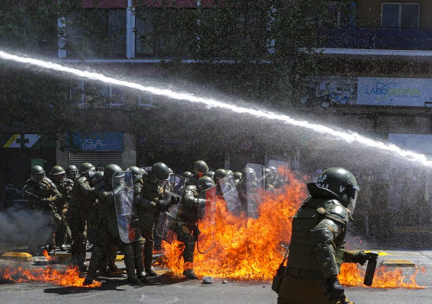 PICS: Churches Burnt as Chile Protest Anniversary Rallies Turn Violent ...
