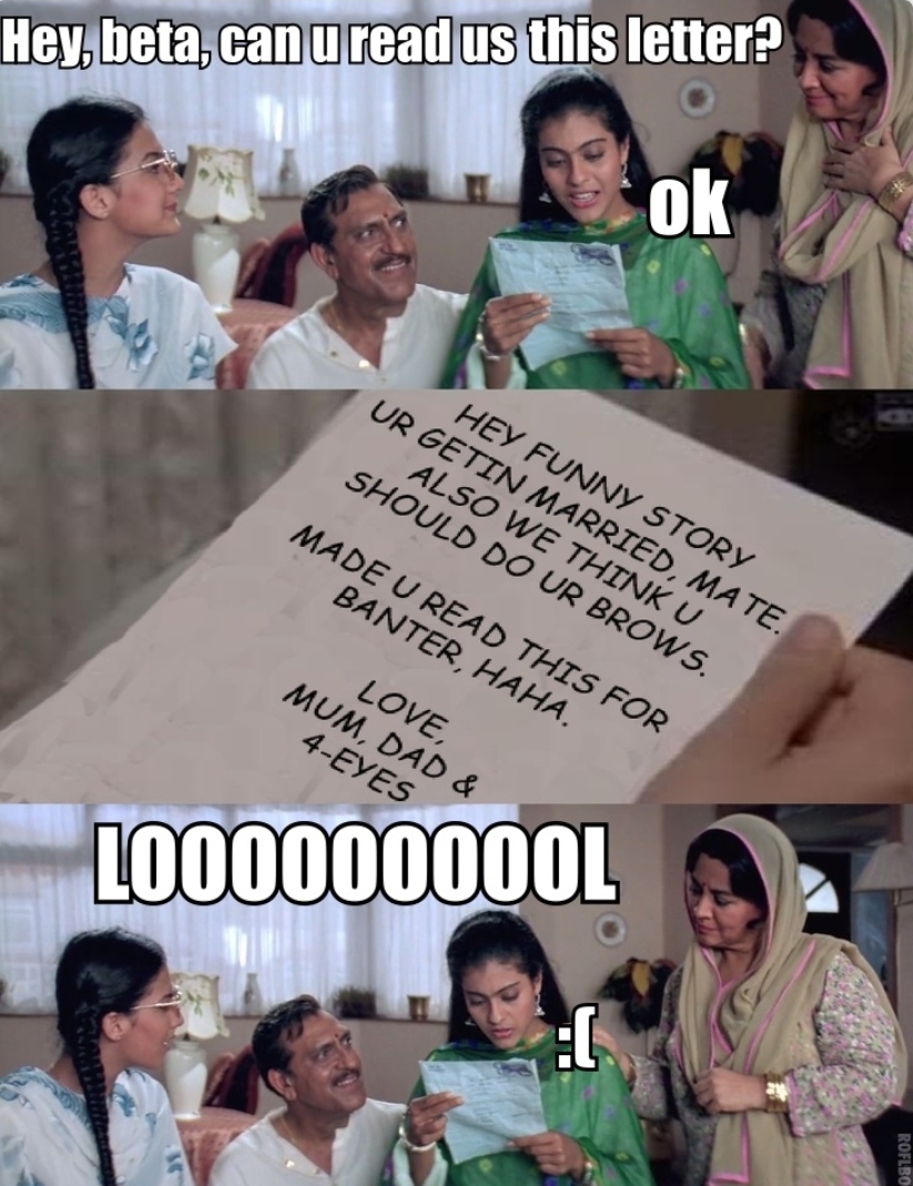 DDLJ Turns 25: Check Out the Hilarious Memes From the Romantic 1995 ...